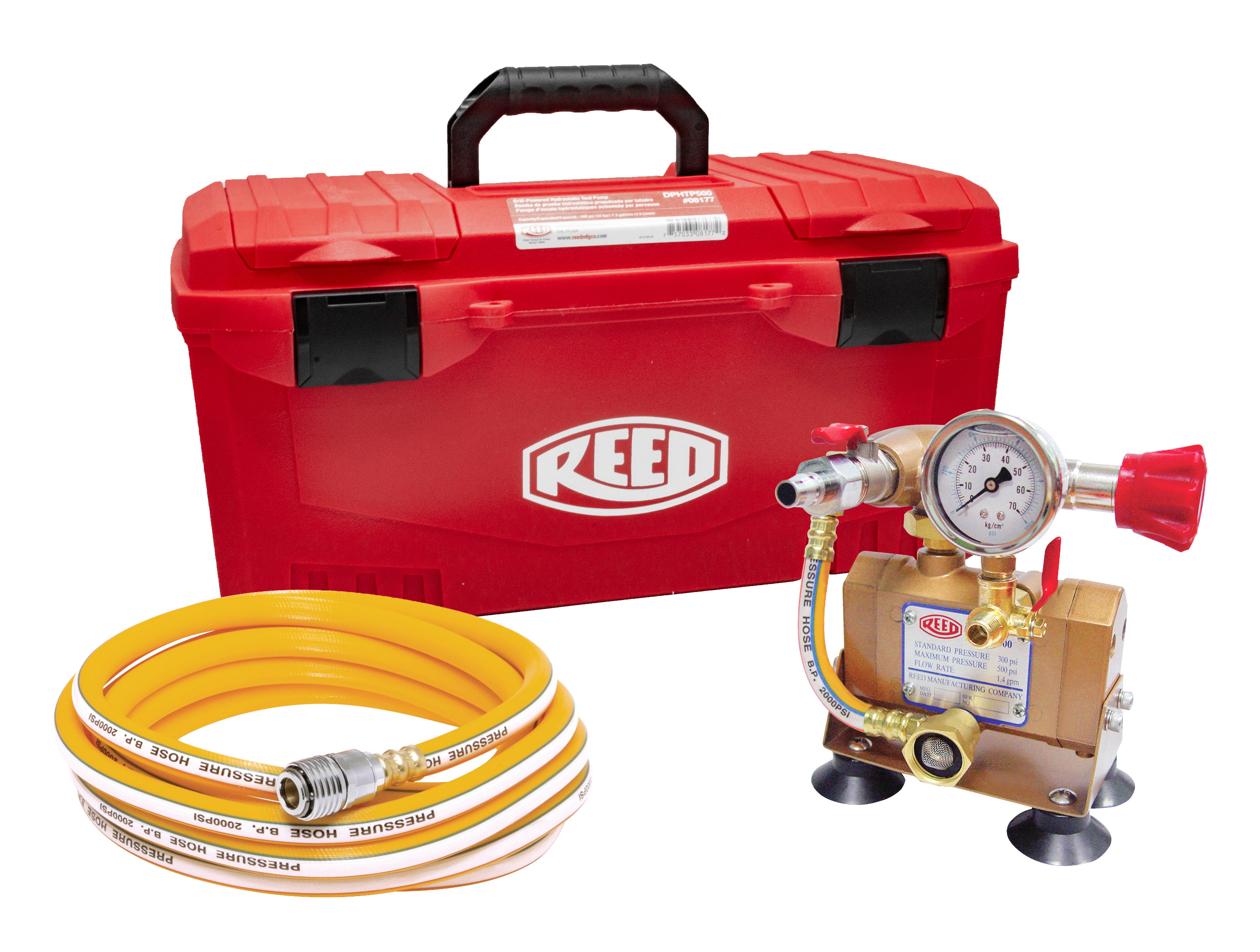 REED DPHTP500 Drill-Powered Hydrostatic Test Pump